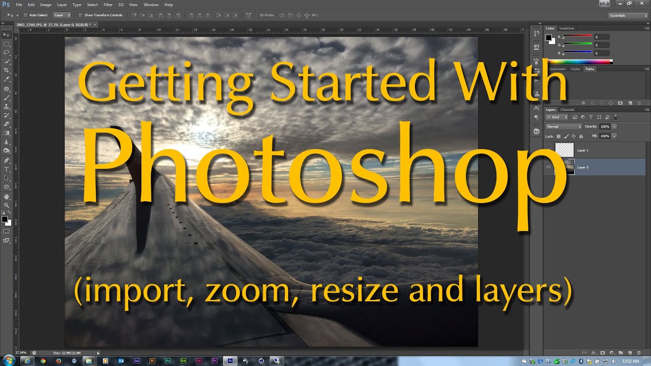 Getting started with Photoshop - Basics for beginners - YouTube