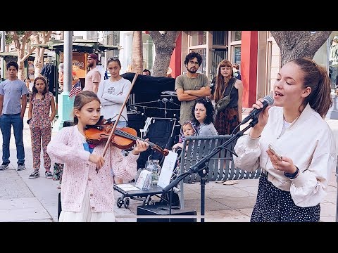 AMAZING performance - Karolina Protsenko and Allie Sherlock - Hero (Enrique Iglesias) - Cover