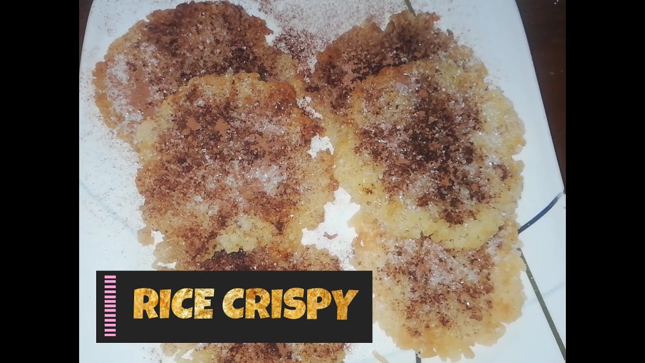 Crispy Rice Snack Recipe (Quarantine easy and affordable recipes) - YouTube