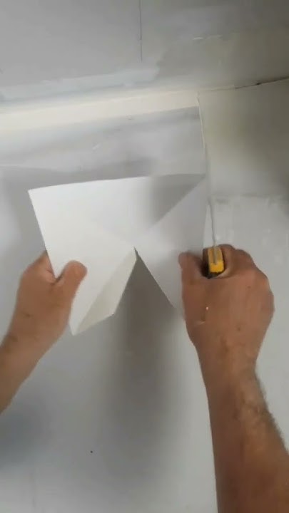 Drywall Angles - Inside 3Way corner instructions - YouTube