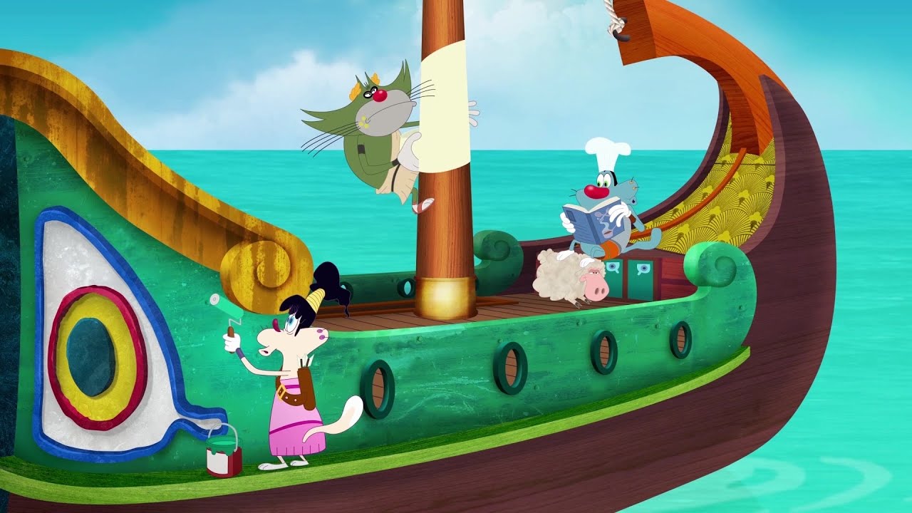 Oggy and the Cockroaches - Oggy and the Short-Sighted Cyclops (s05e68 ...