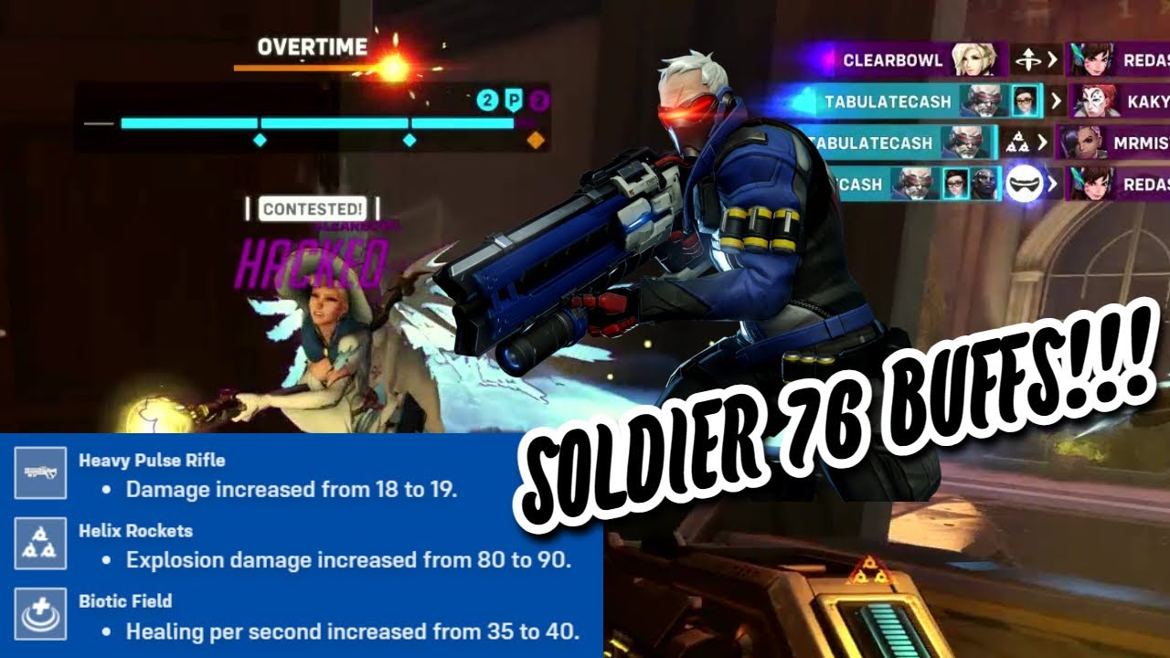 THE NEW SOLDIER 76 BUFFS ARE CRAZY | Overwatch 2 - YouTube