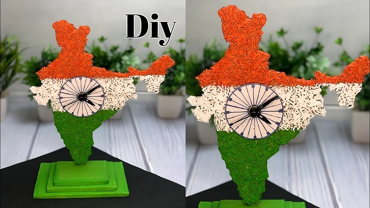 Tricolor Craft Ideas | Handmade Tricolor Theme For Home Decor - YouTube