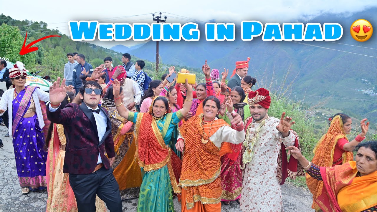 Shadi in Pahad 😍 | pahadi wedding | Vivah sampann hua | Garhwal wedding ...
