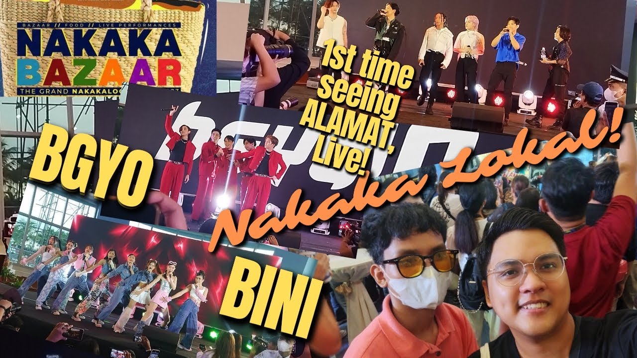 BINI, BGYO & ALAMAT | Nakaka Bazaar 2023 || Marion Elijah - YouTube