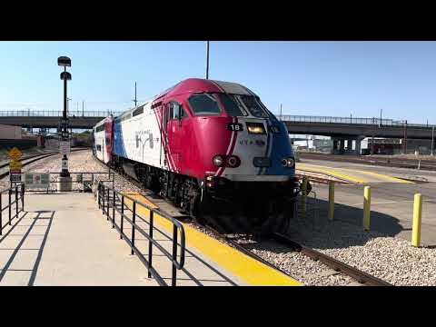 UTA FrontRunner MP36PH-3C 18 and Cab Cars 104 and 107 - YouTube