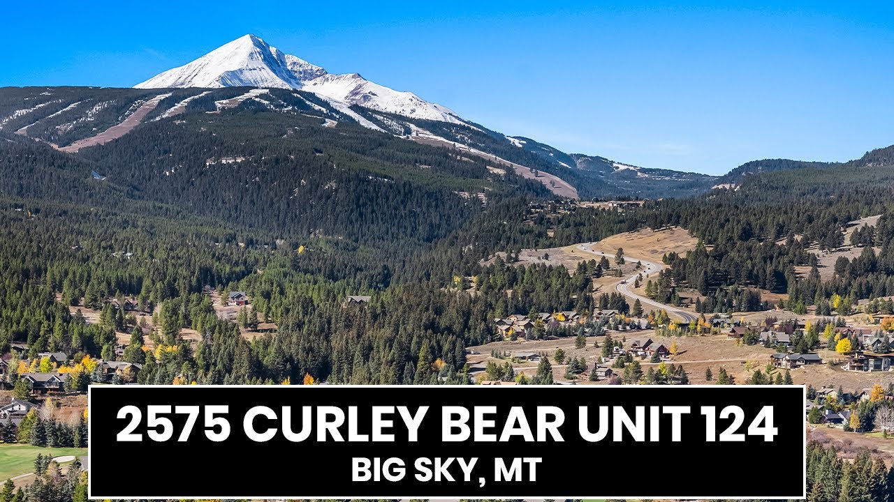 Fully Furnished Big Sky Condo Tour with Lone Peak Views | 2575 Curley ...