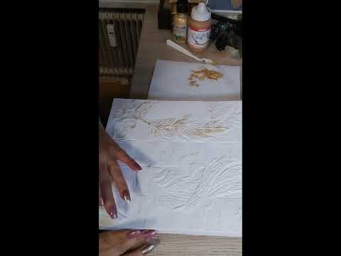 Boş S-Paketlerinden Tuval üzerine Rölyef Pano yapımı.