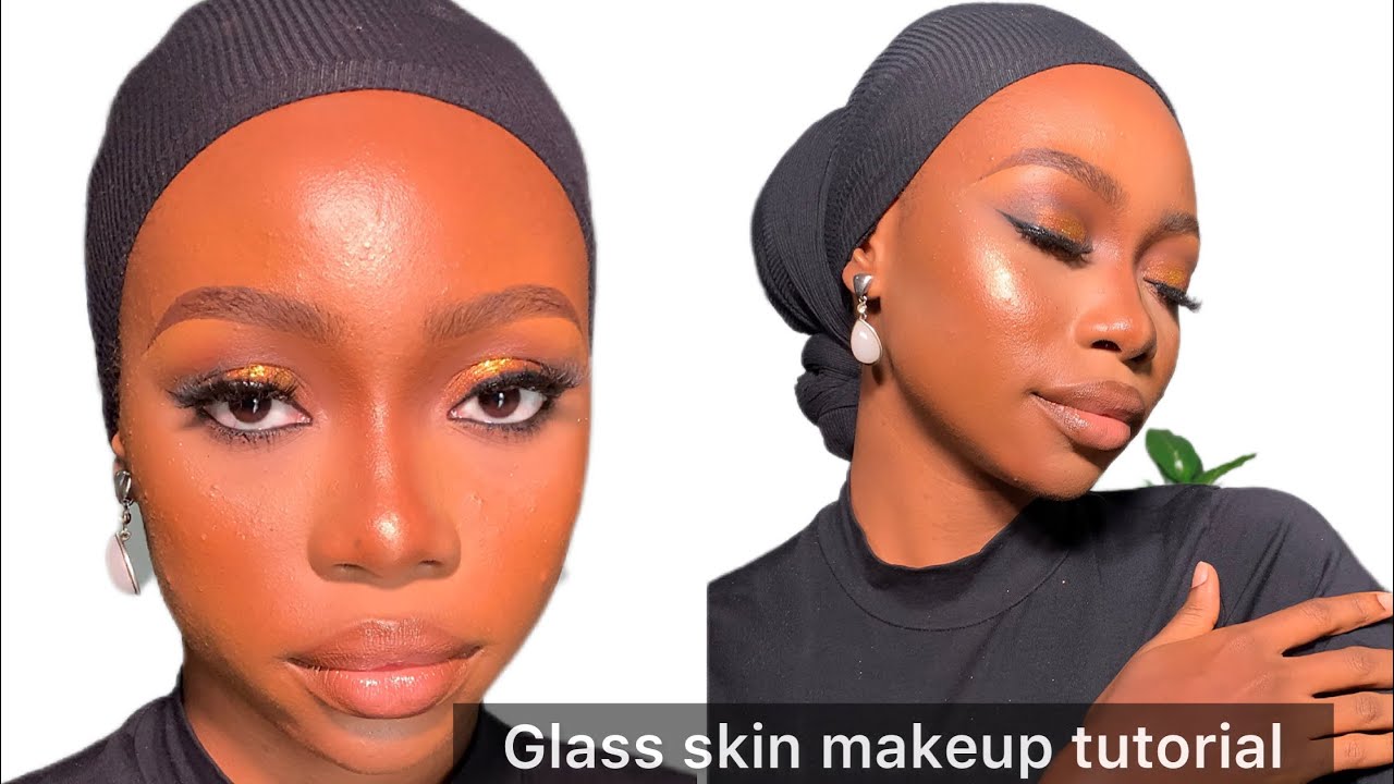 GLASS SKIN MAKEUP TUTORIAL #tutorial - YouTube