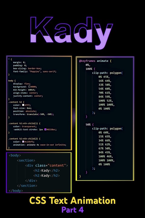 Css Text Animation Part 4 Water Affects Css Css3 Webdesign Html Begginers Youtube