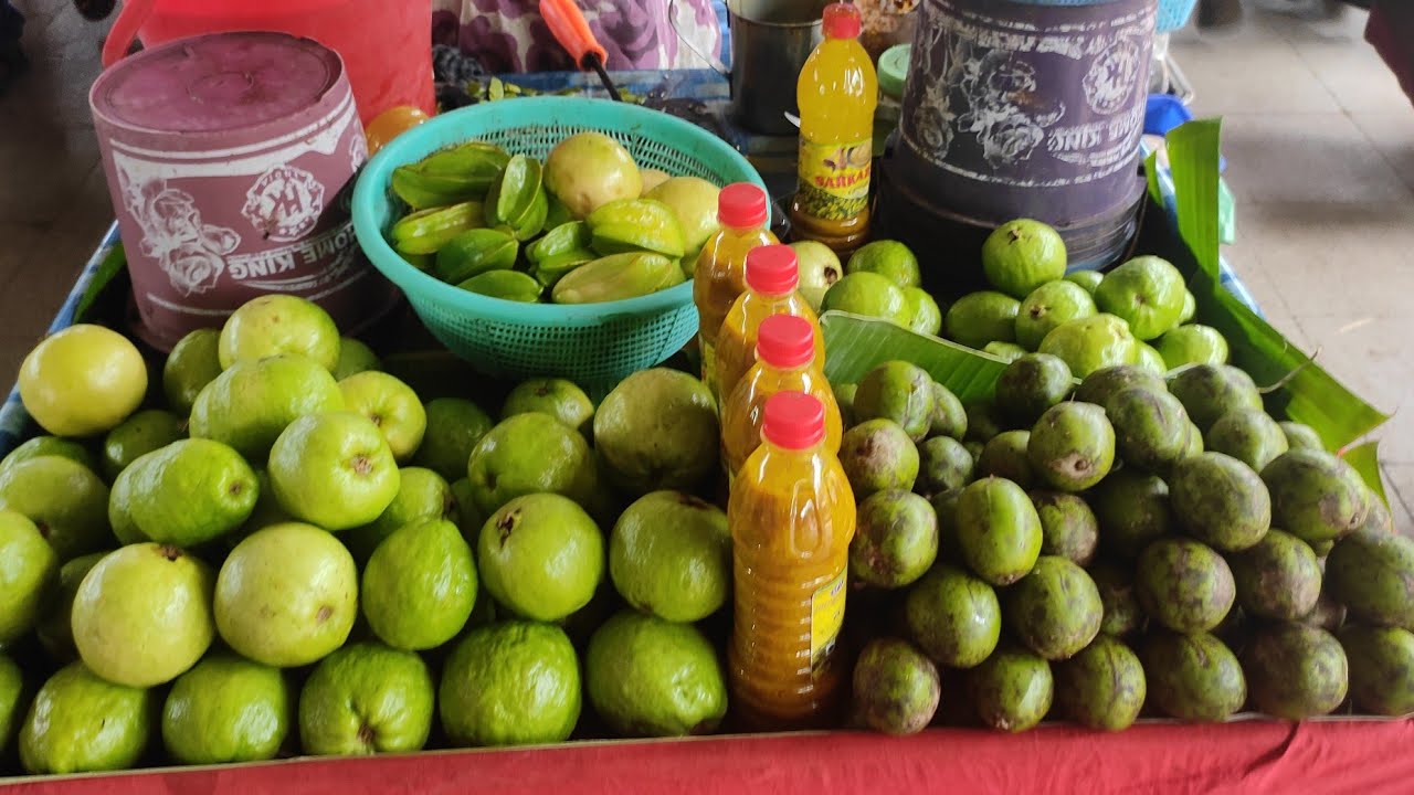 SPECIAL😍🤤Tasty Masala AMBARELLA /STAR FRUIT /GUAVA mixed - Indian ...