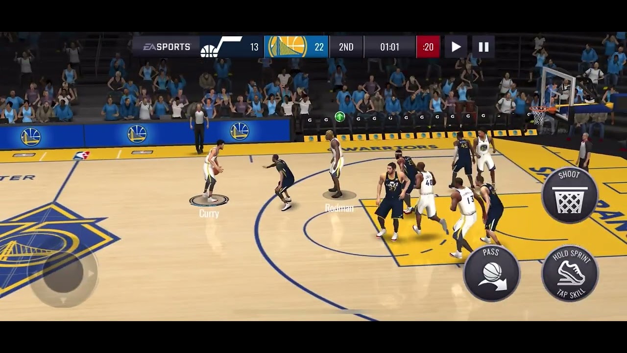104 OVR JP3 | JAZZ at WARRIORS FULL GAMEPLAY | NBA Live Mobile Season 6 ...