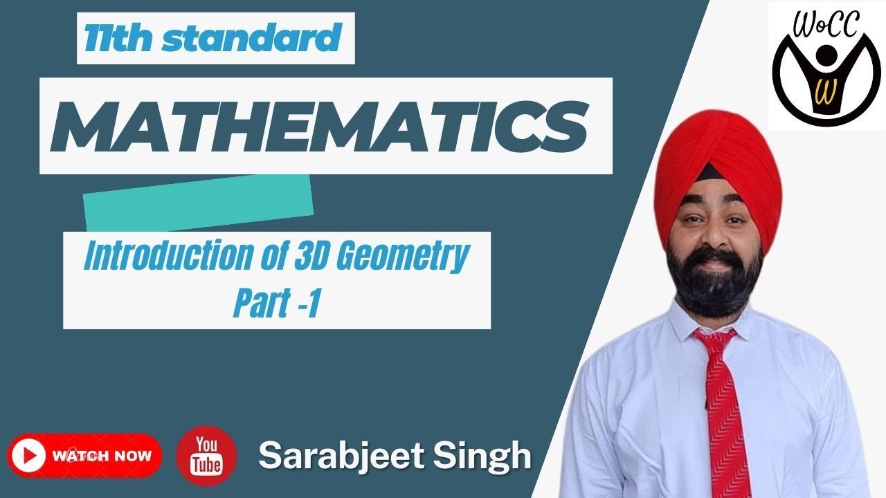 Introduction of 3D Geometry || Part 1 || Class 11th Maths || By ...