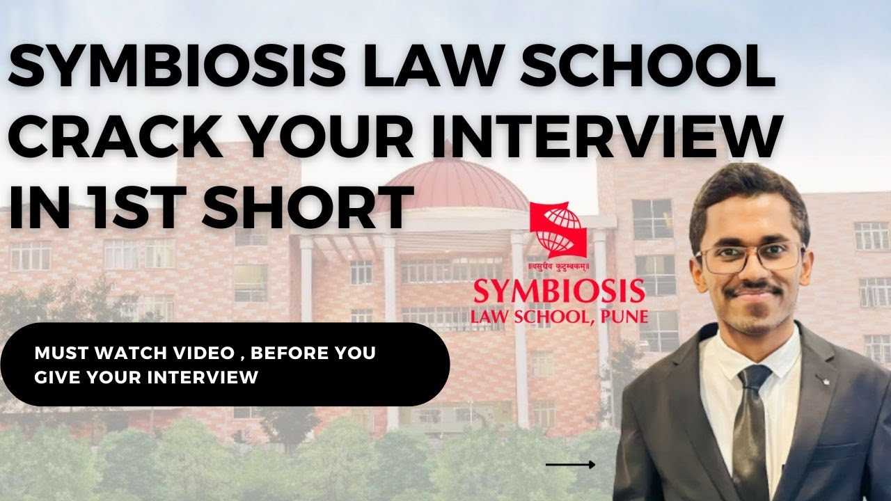 Crack Your Interview at Symbiosis Law School Interview Process | Pawan SS - YouTube