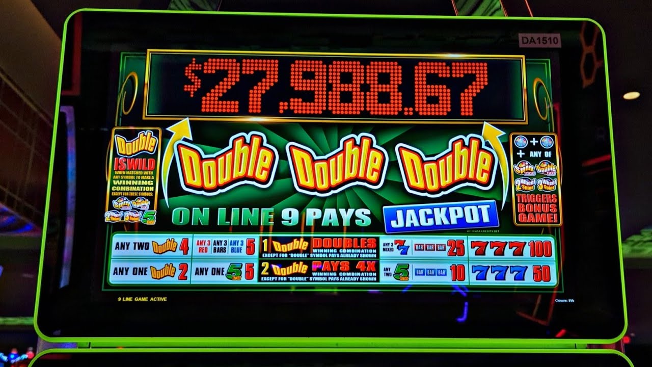 Cash Wheel Double Double slot machine - YouTube