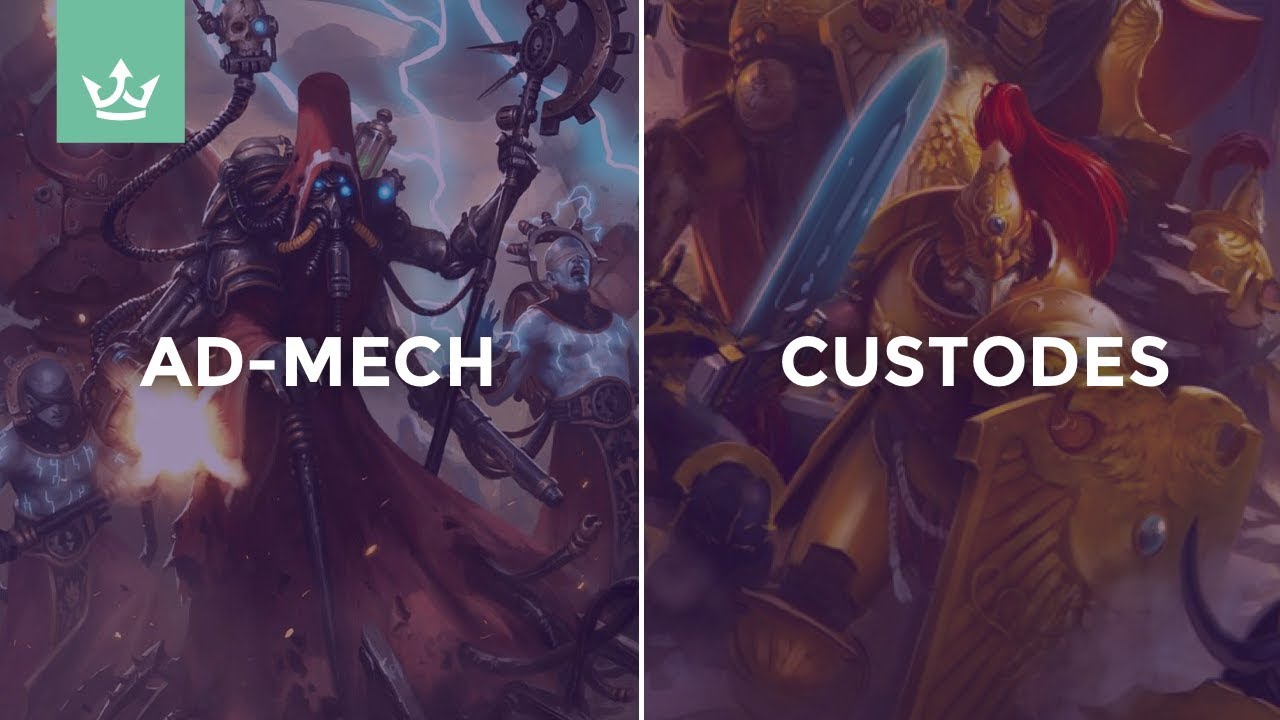 Ad-Mech vs Custodes: Warhammer 40k Battle Report - YouTube