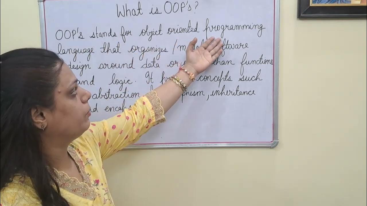 Introduction to OOPs or Object oriented Programming Language - YouTube
