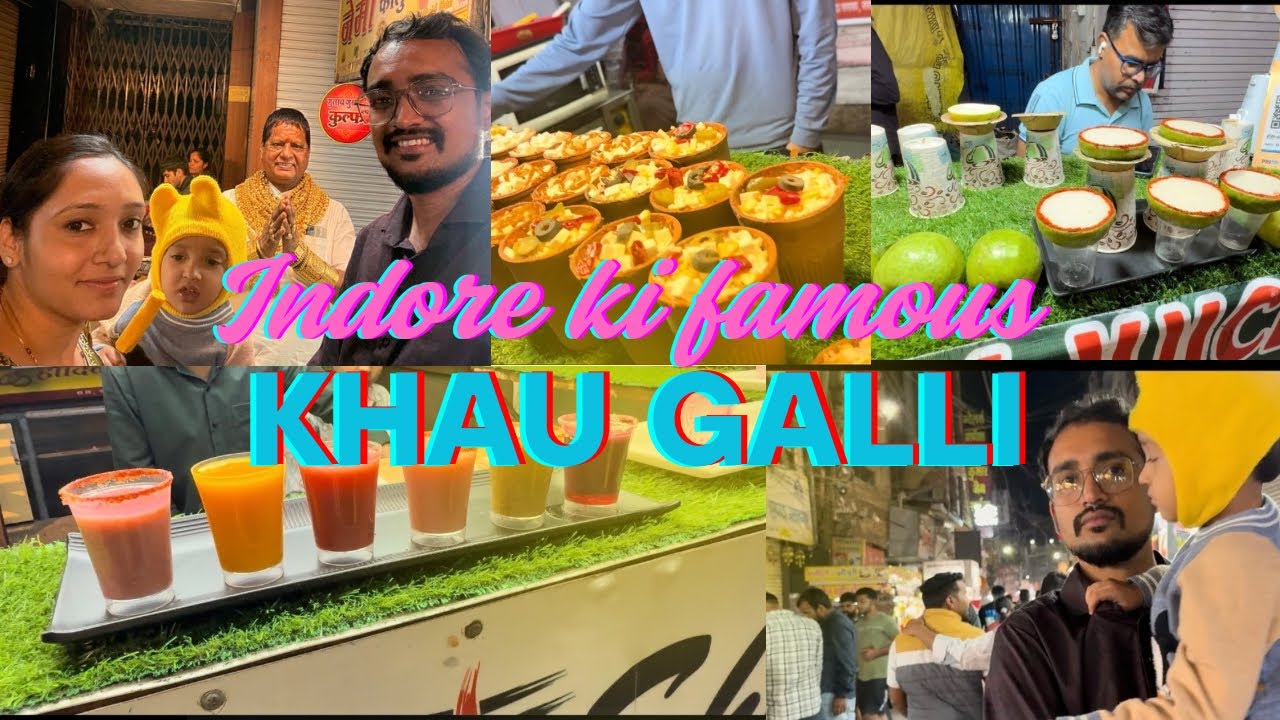 “Indore ki famous Khau Galli 🍴 | Street Food Heaven at Sarafa | Must ...