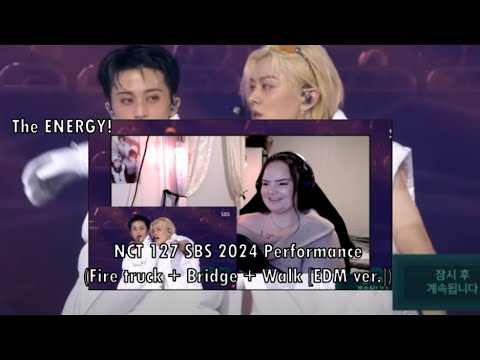 NCT 127 SBS 2024 Performance (Fire Truck+bridge+walk) [EDM ver.] Reaction - YouTube