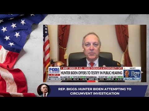 Rep. Biggs: Hunter Biden Attempting to Circumvent Investigation - YouTube