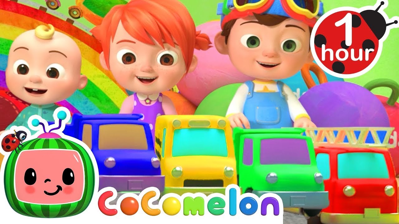 The Car Color Song | Cocomelon | Cartoons for Kids | Learning Show ...