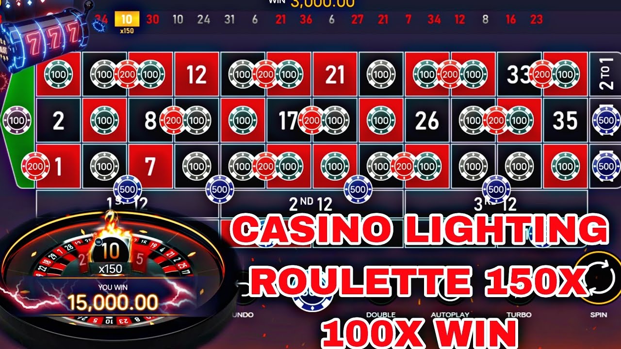 CASINO LIGHTING ROULETTE 150X 100X WIN TODAY 20000 BIGGEST WINNING ...