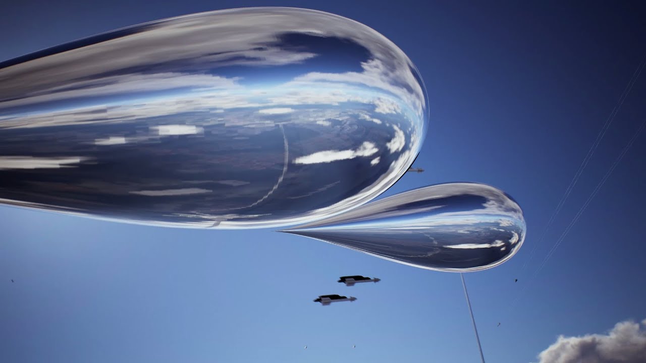 3-Body Water Drop Probe with Real-Time Mirror Material/三体水滴实时镜面 [Ace ...