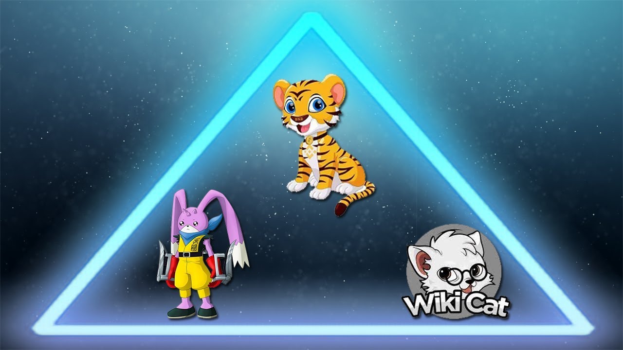 BNB Tiger, Digimon Rabbit, Wiki Cat in the New Pyramid of Power about ...