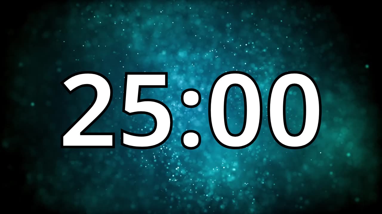 25 Minute Timer with Music | Abstract Timer - YouTube