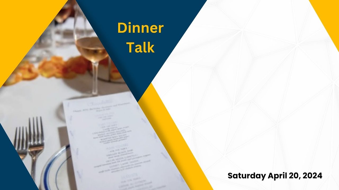 CRC Young Adult Ministry - Dinner talk 2024 - 4/20/24 - YouTube