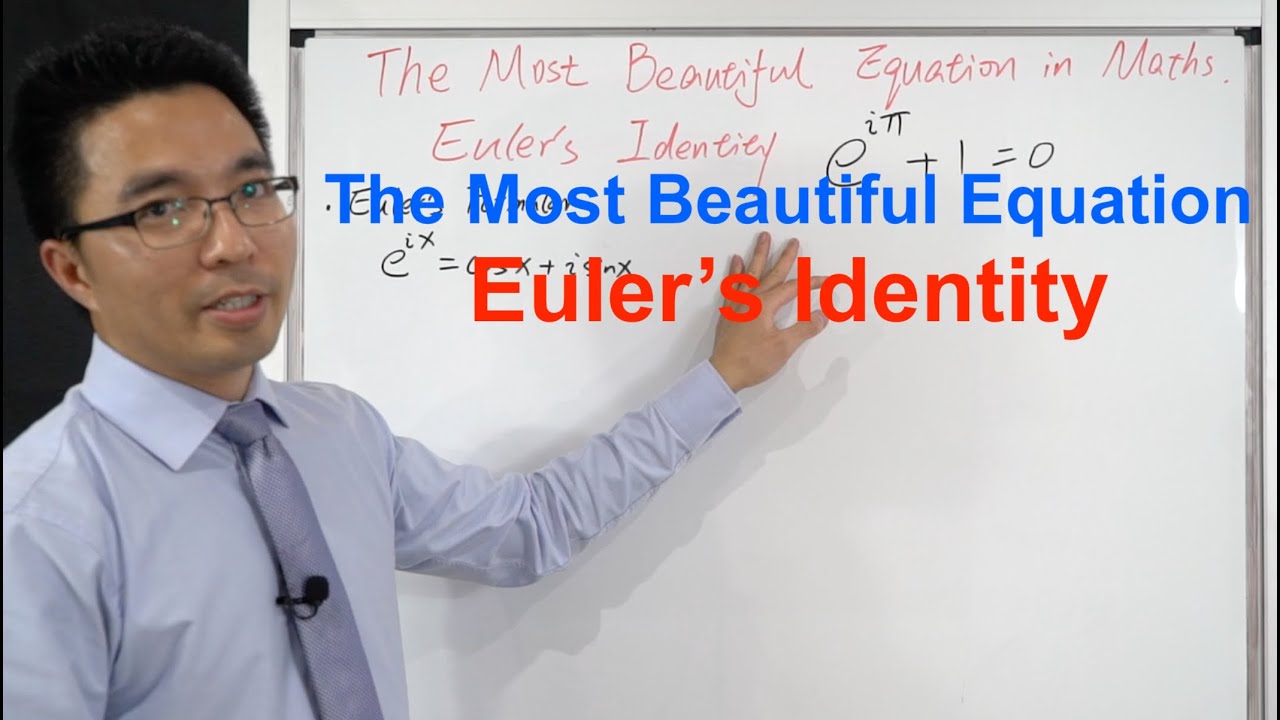 The Most Beautiful Equation in Maths: e^(iπ)+1 =0 - YouTube