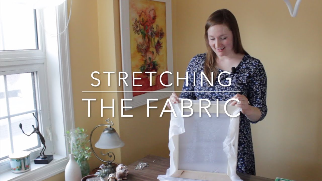 How To Stretch Fabric Onto The Frame SilkPainting YouTube how-to-stretch-fabric-onto-the-frame-silkpainting-youtube