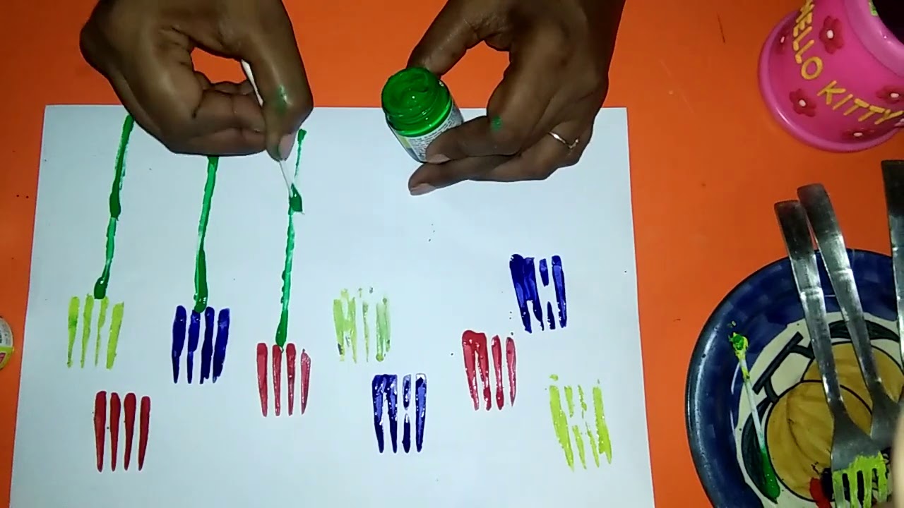 Class II to V Art Activity 2 Half yearly - YouTube