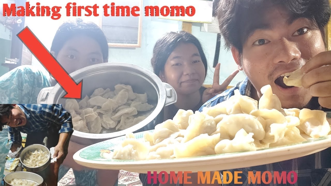 learning how to make momo 😗ll Home made momo ll Arunachal Pradesh - YouTube