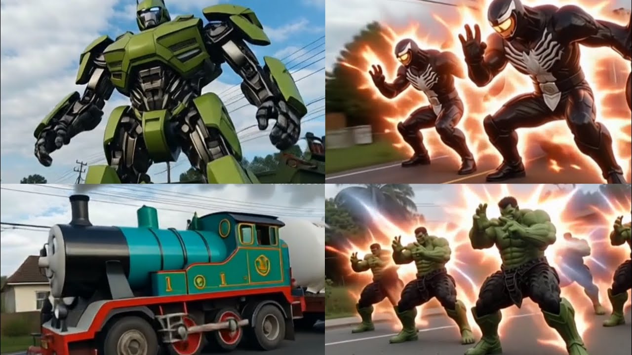 Wow Calling Rescue Hulk, Spiderman, Captain America, Avengers,Thomas ...