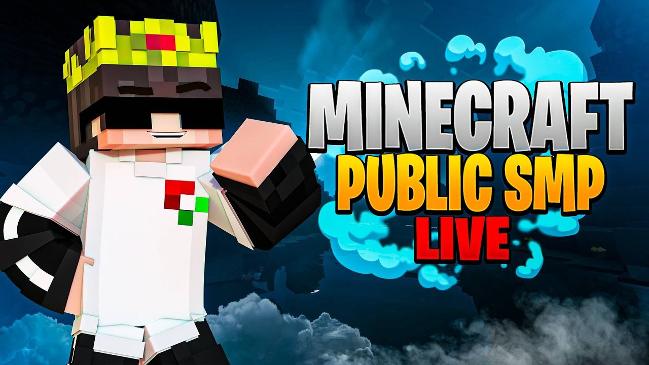 Minecraft SMP LIVE || PUBLIC SMP 24/7 JAVA + BEDROCK || | PLAYING IN ...