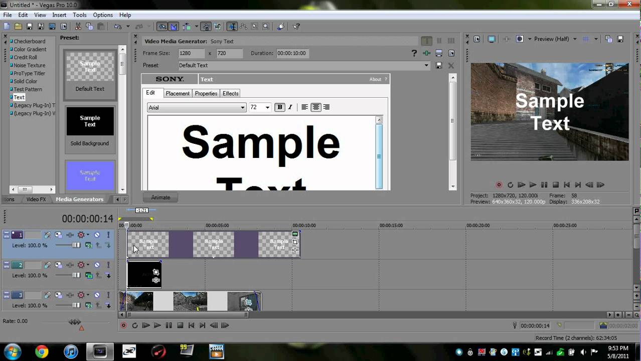 Sony Vegas Pro Tutorial- Adding Player Tags - YouTube
