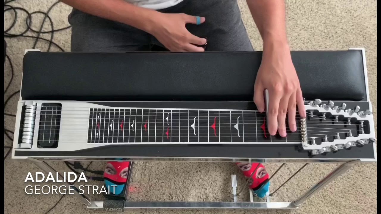“Adalida” Pedal Steel Solo, George Strait Vs Me - YouTube Music