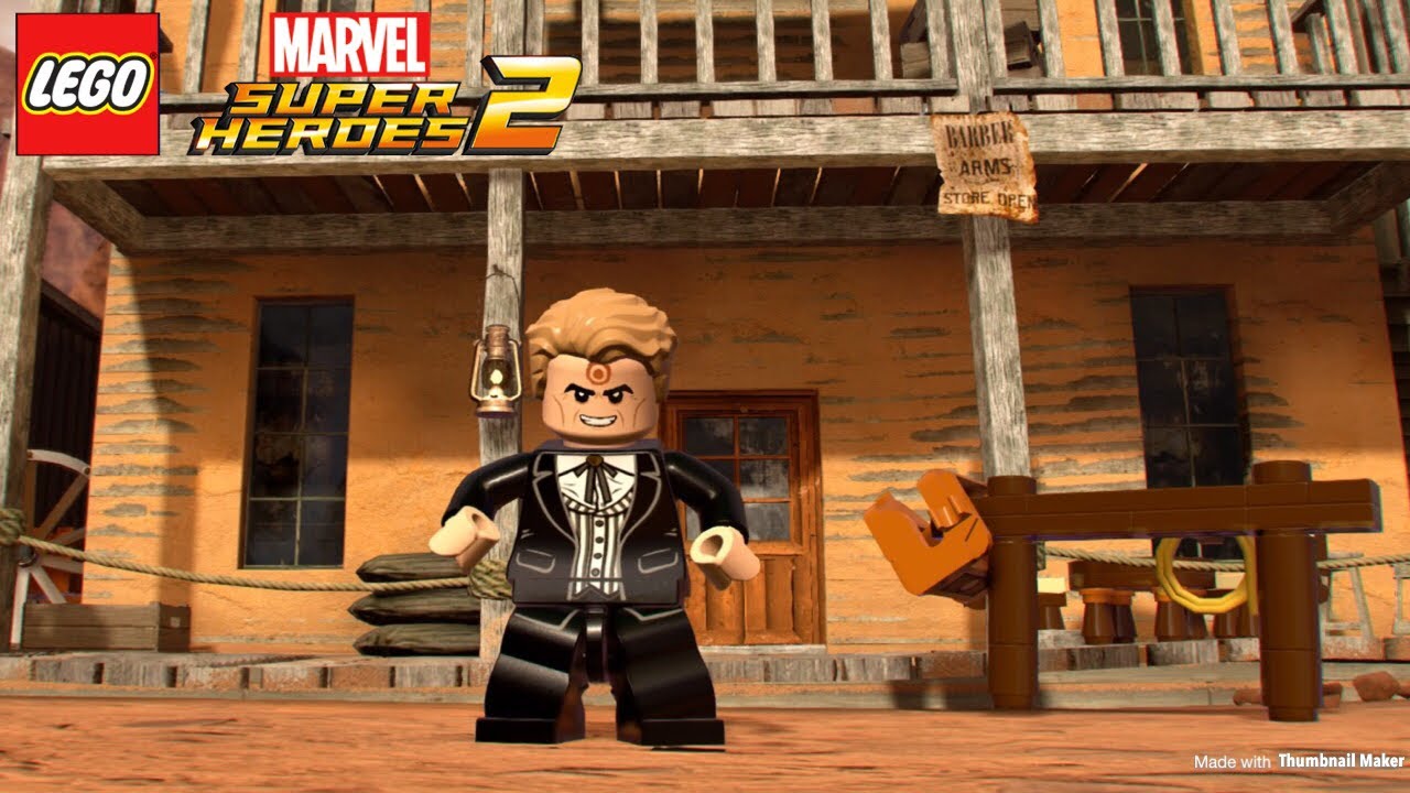 Lego Marvel superheroes 2 Bullseye (Old West) - Unlocked - YouTube