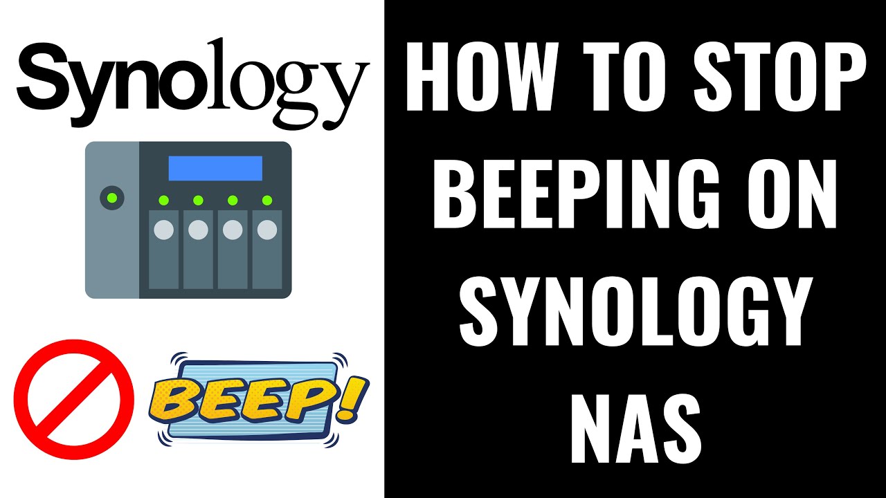 How to Stop Beeping on Synology NAS - YouTube