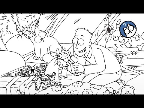 Spider Cat in the Attic | Simon's Cat Extra