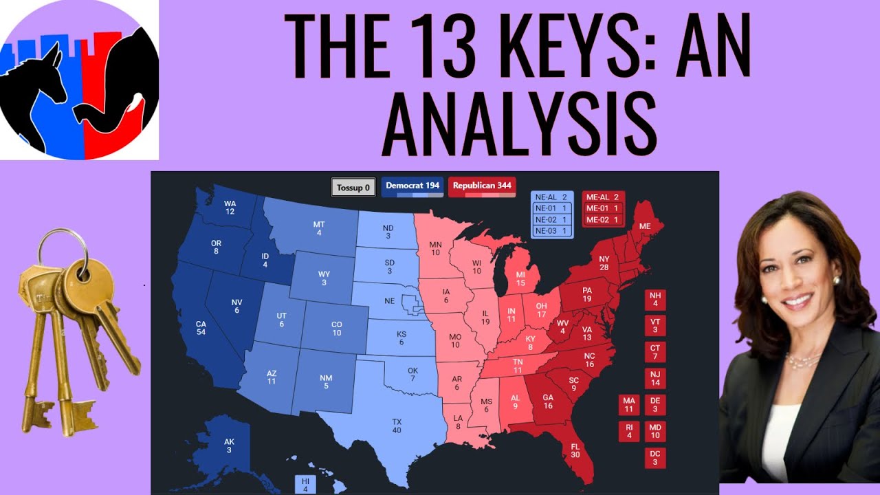 IS KAMALA HARRIS FAVORED NOW!?!? - 13 Keys Analysis - YouTube