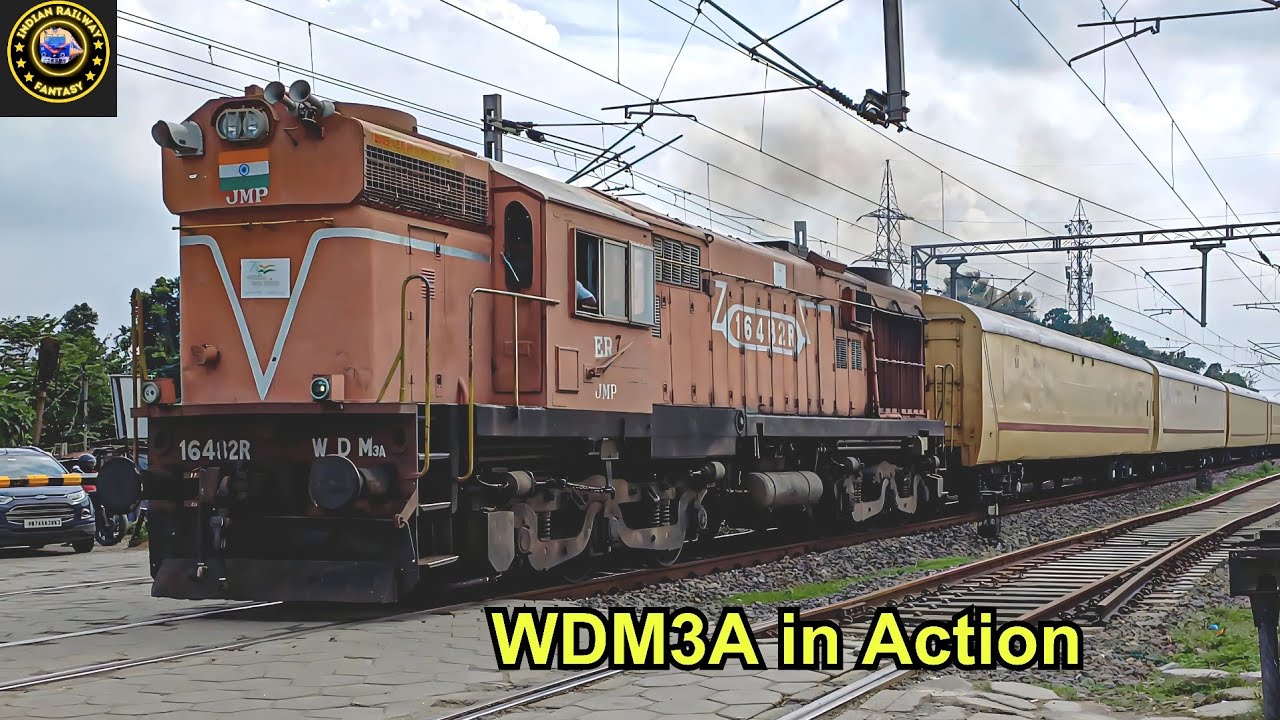 DOMINATOR OF THE PAST || JMP WDM3A chugging out with NMG Rake - YouTube