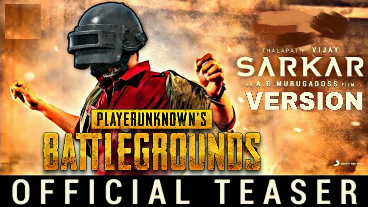 PUBG MOBILE | SARKAR OFFICIAL TEASER | VIJAY as an UNKNOWN PLAYER ...