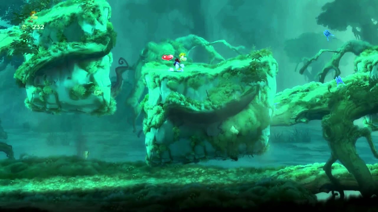 [Xbox One] Rayman Legends Gameplay "Enchanted Forest" - YouTube