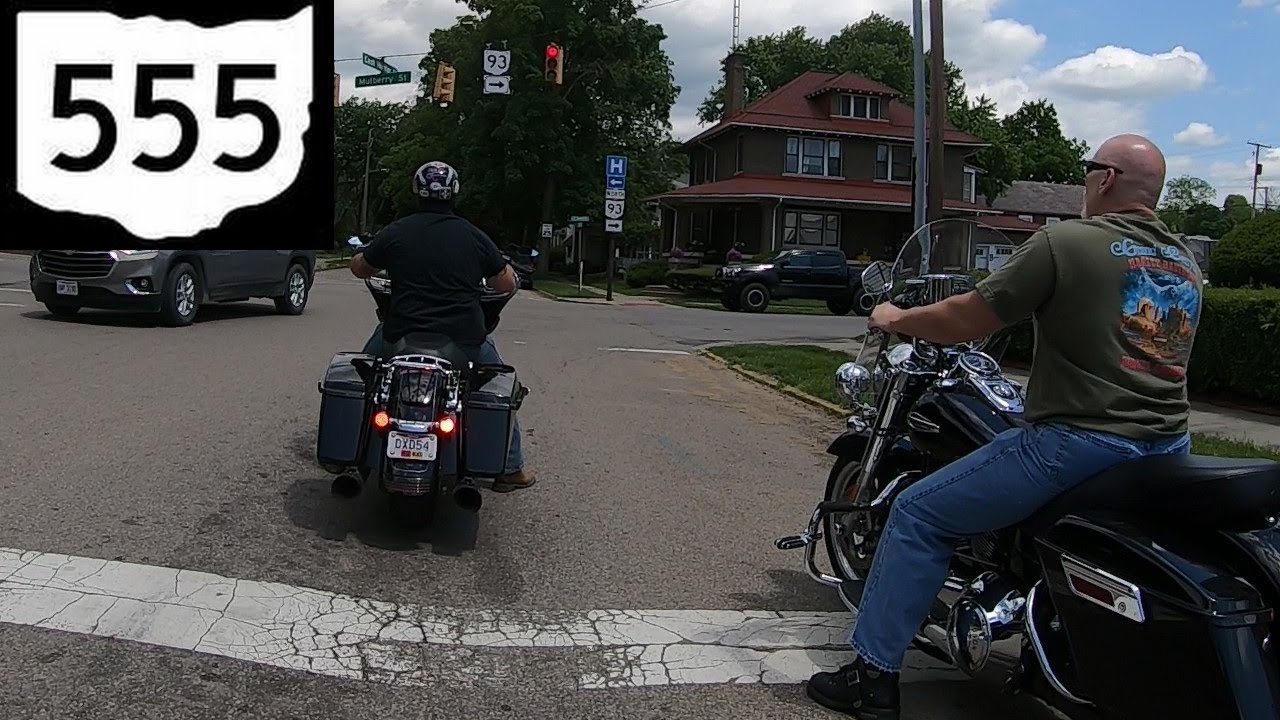 The Triple Nickel (OH-555) - Motorcycle Ride and Crash! - YouTube