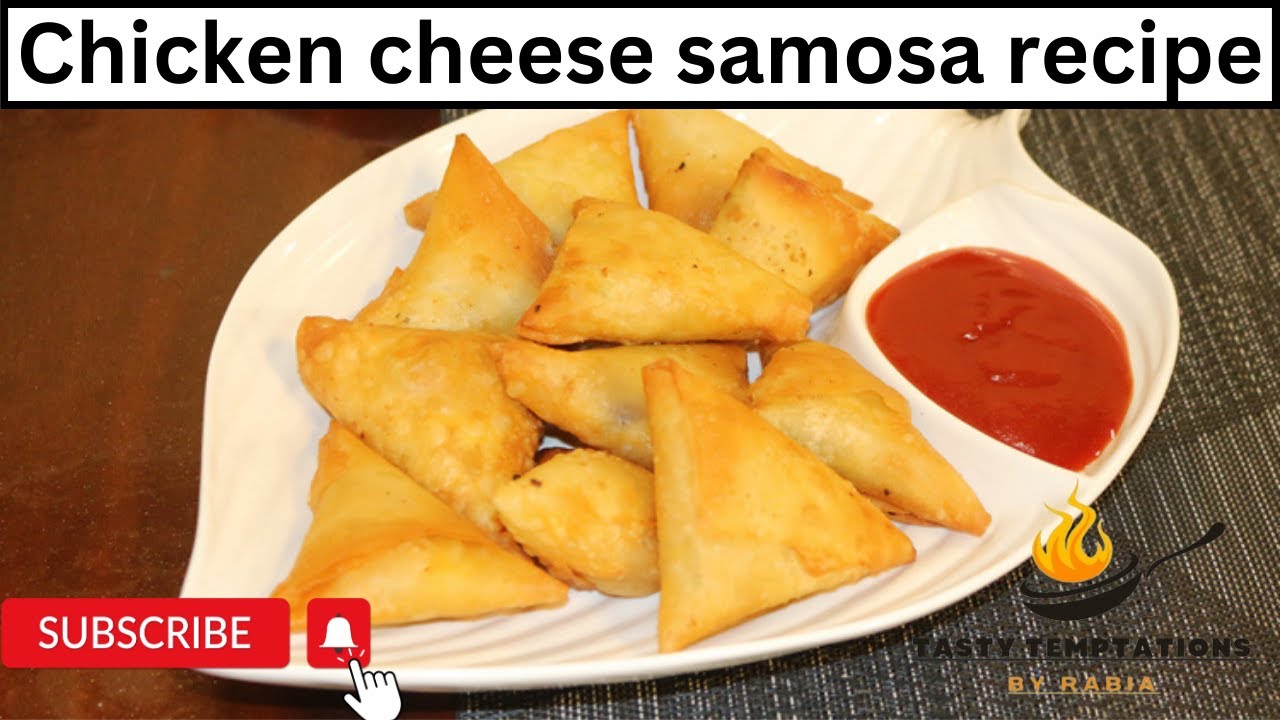 Chicken cheese samosa recipe ||Make and freeze ||Ramadanspecial ...