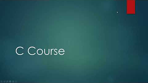 C Course : Introduction - YouTube