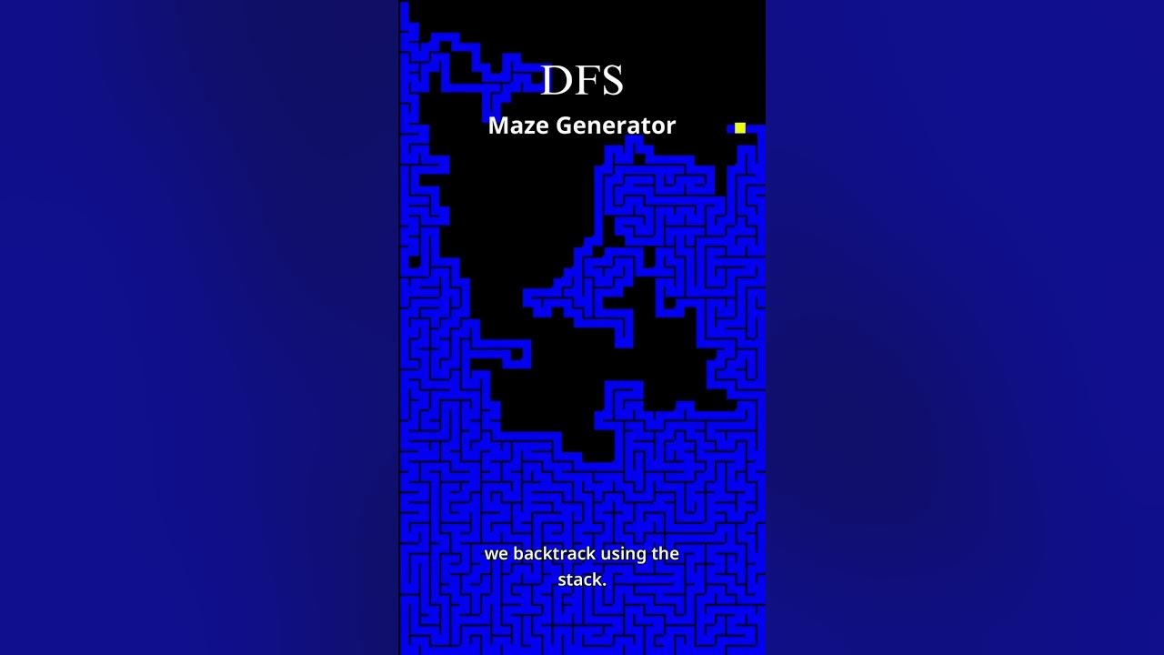 DFS - Maze Generator - YouTube