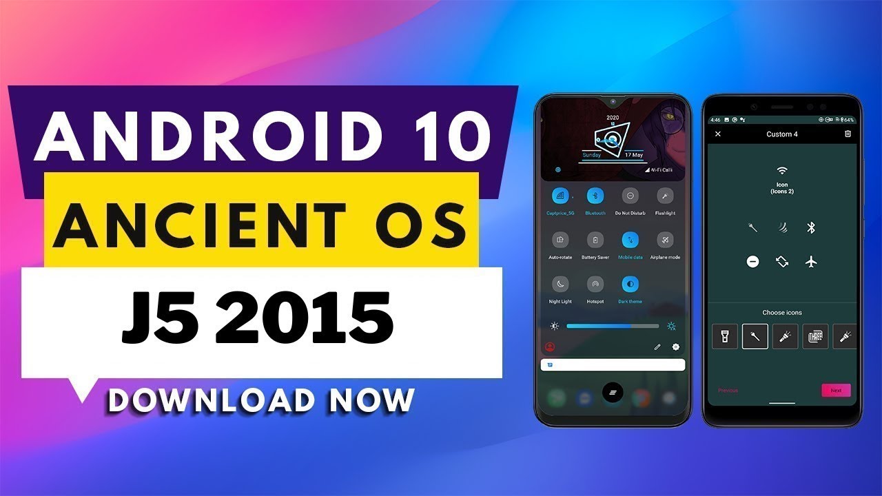 J5 2015/2016 Android 10 Ancientos V4.0 Gaming One ui Rom Very Fast ...